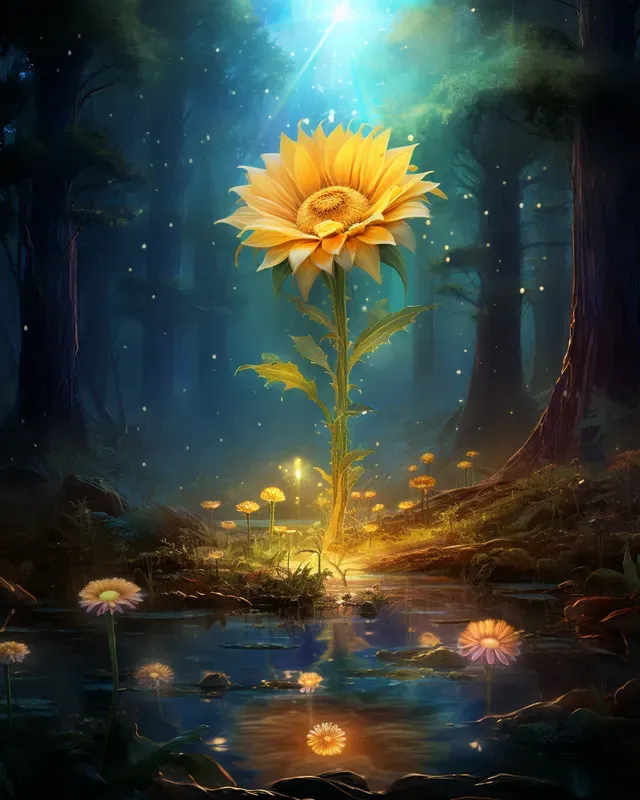 Fantasies Flora And Fauna Midjourney Prompt | PromptBase