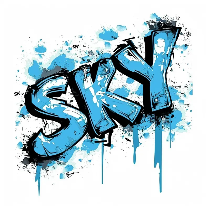 Graffiti Texts Midjourney Prompt | PromptBase