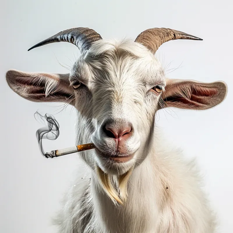 Smoking Animals Midjourney Prompt | PromptBase