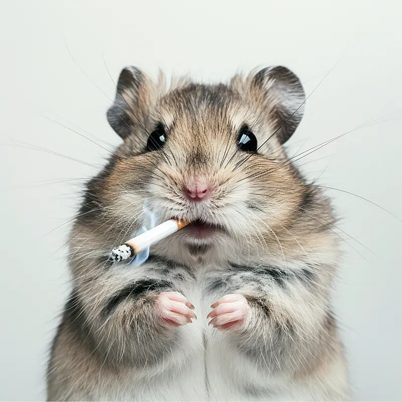 Smoking Animals Midjourney Prompt | PromptBase
