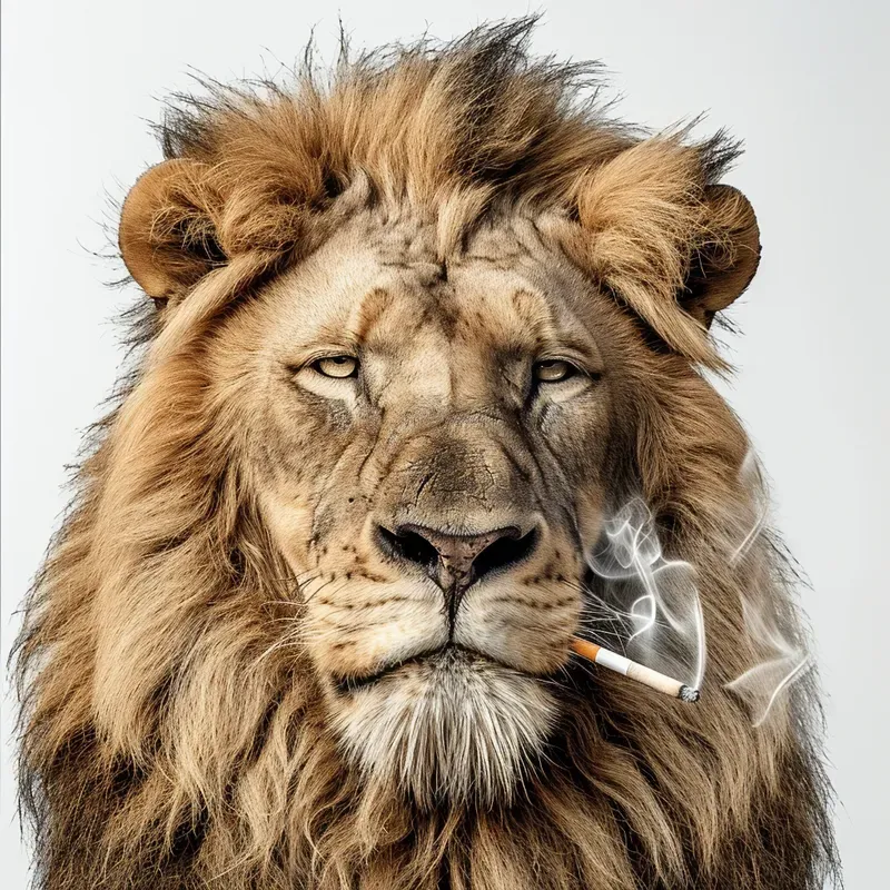 Smoking Animals Midjourney Prompt | PromptBase