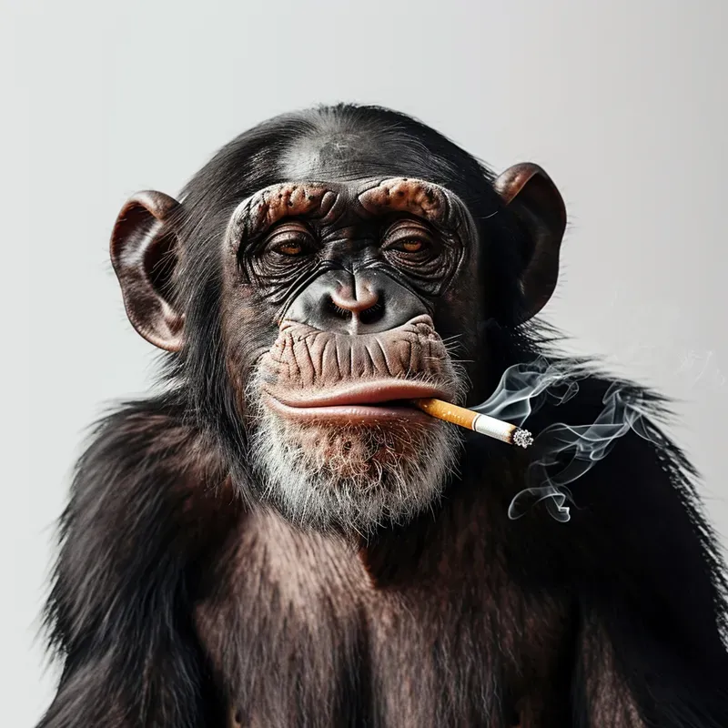 Smoking Animals Midjourney Prompt | PromptBase