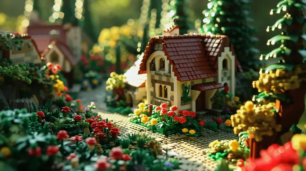 Lego Landscapes Midjourney Prompt | PromptBase