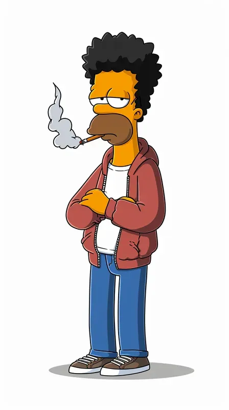 Custom Simpsons Characters Midjourney Prompt | PromptBase