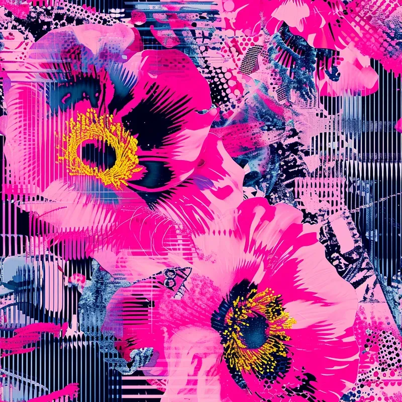 Y2k Aesthetic Patterns Midjourney Prompt | PromptBase