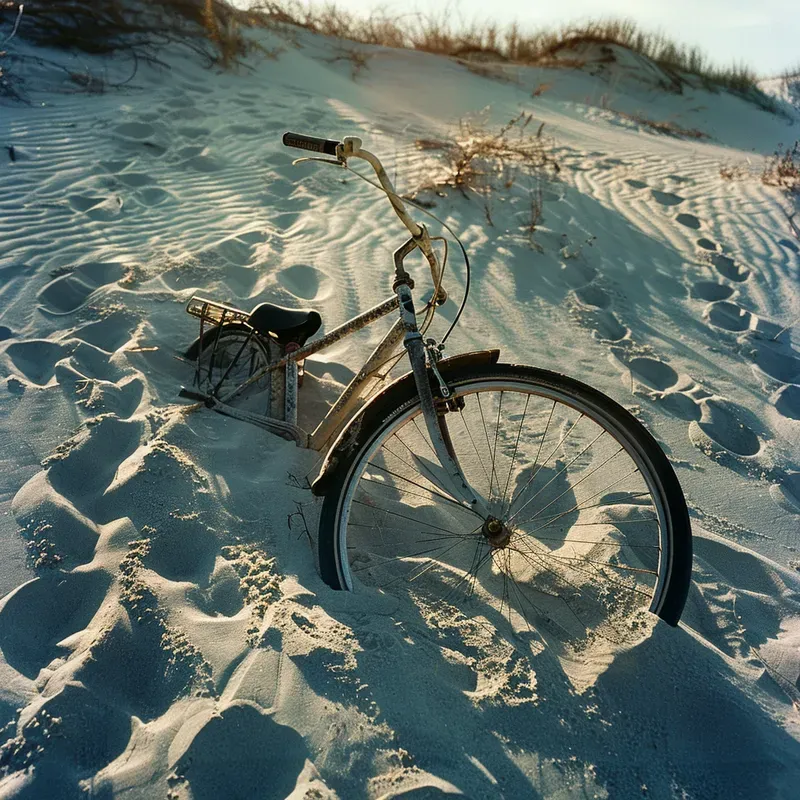 Objects Buried In The Sand Midjourney Prompt | PromptBase