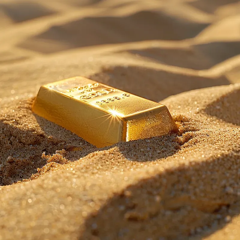 Objects Buried In The Sand Midjourney Prompt | PromptBase