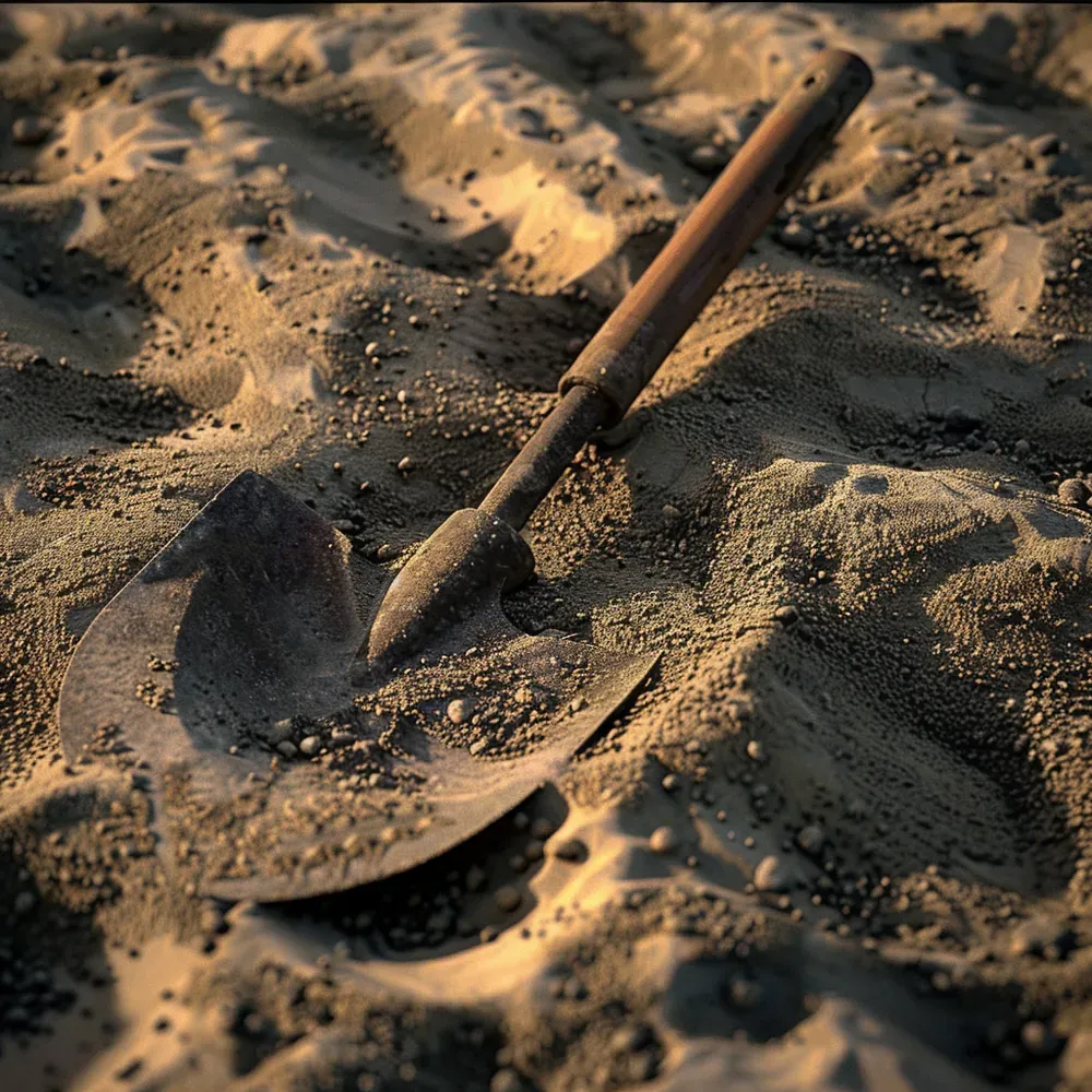 Objects Buried In The Sand Midjourney Prompt | PromptBase