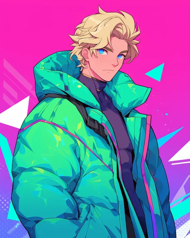 Vaporwave Anime Characters Midjourney Prompt | PromptBase