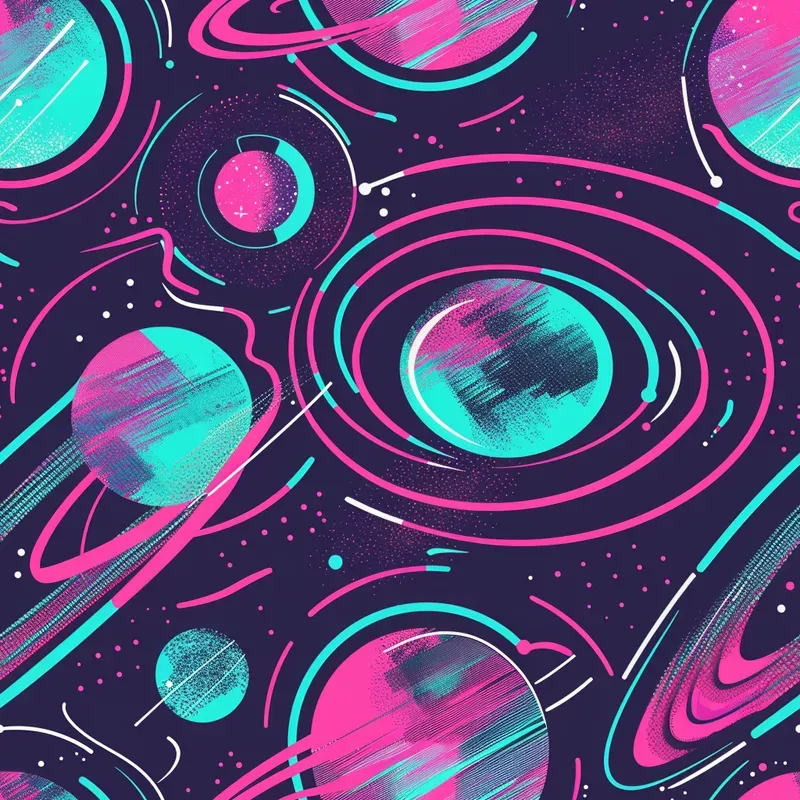 Vaporwave Patterns Midjourney Prompt | PromptBase