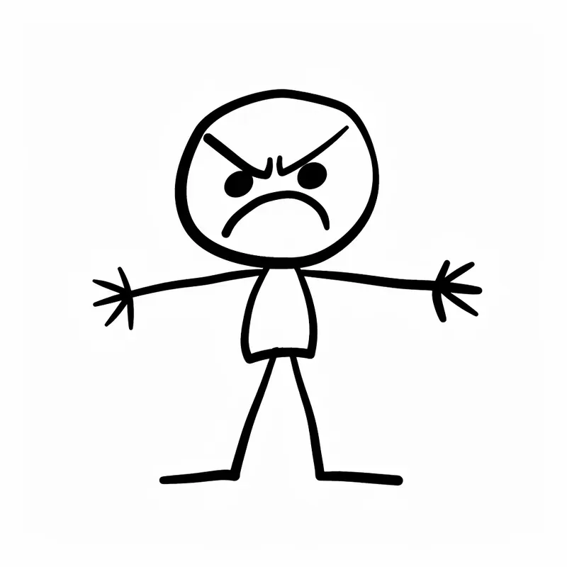 Stickman Characters Midjourney Prompt | PromptBase