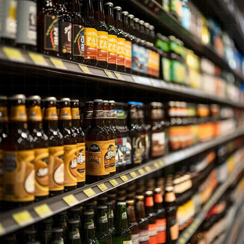 Realistic Supermarket Linears Midjourney Prompt | PromptBase