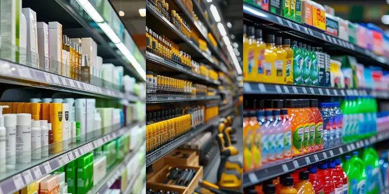 Realistic Supermarket Linears Midjourney Prompt | PromptBase