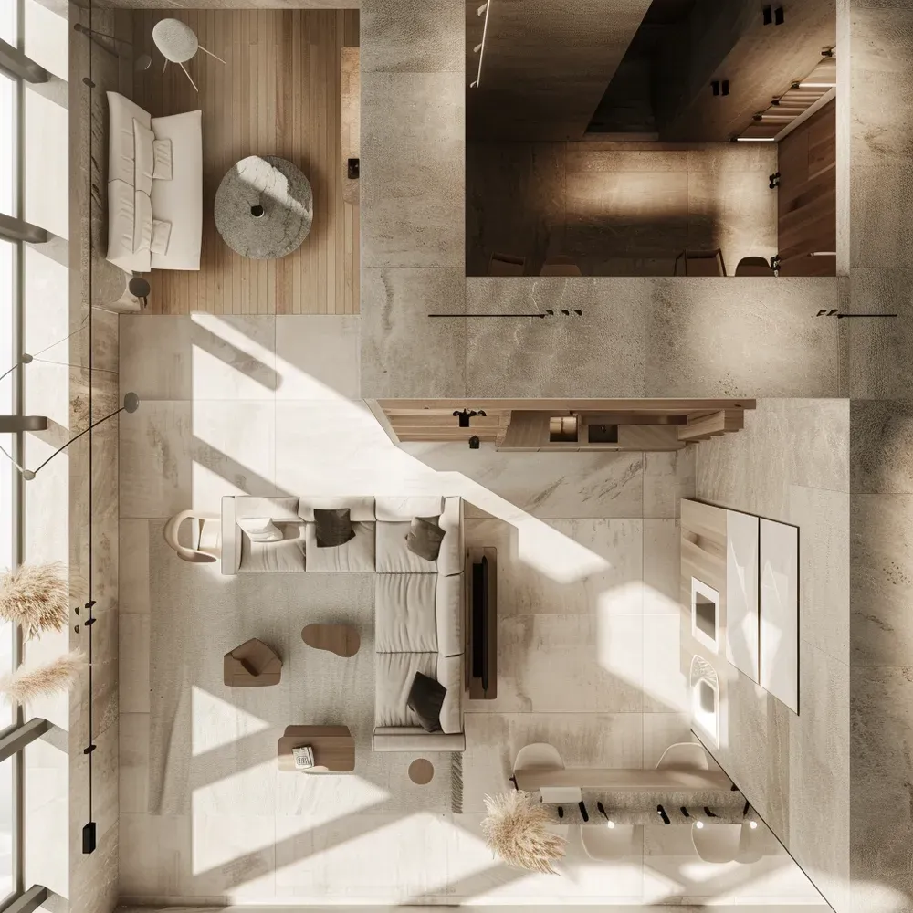 Ceilingless Architecture Renders Midjourney Prompt | PromptBase