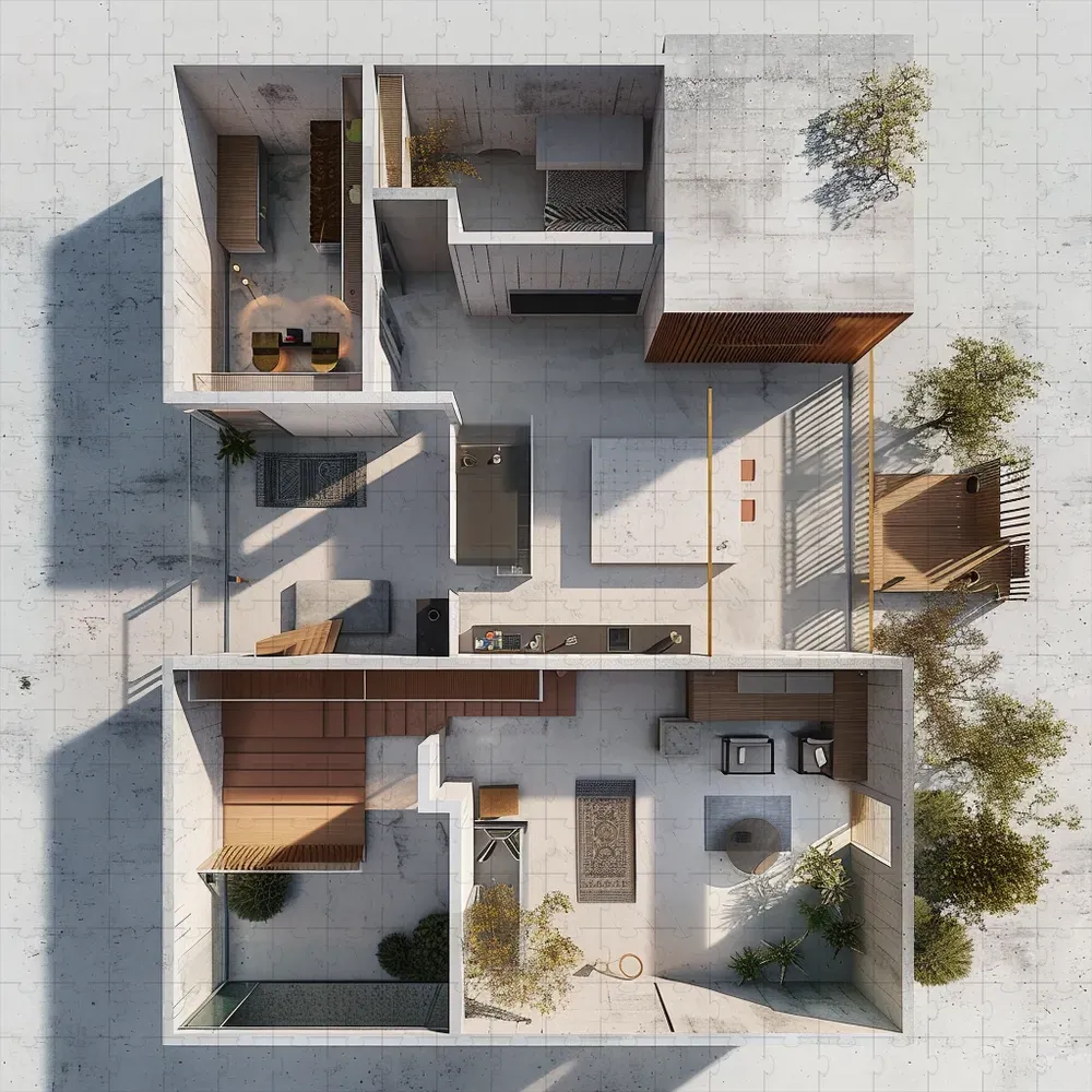 Ceilingless Architecture Renders Midjourney Prompt | PromptBase