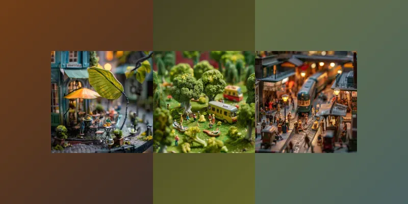 Miniature Scenes Midjourney Prompt | PromptBase