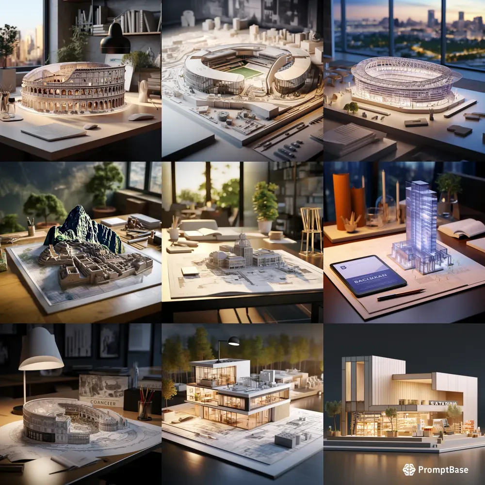 3D Rendering Architectural Builds Midjourney Prompt | PromptBase