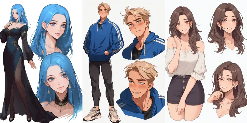 Korean Character Design Generator App | PromptBase