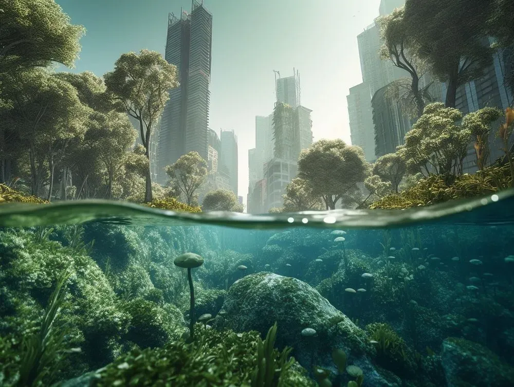 Professional City Landscape Photographs Midjourney Prompt | PromptBase