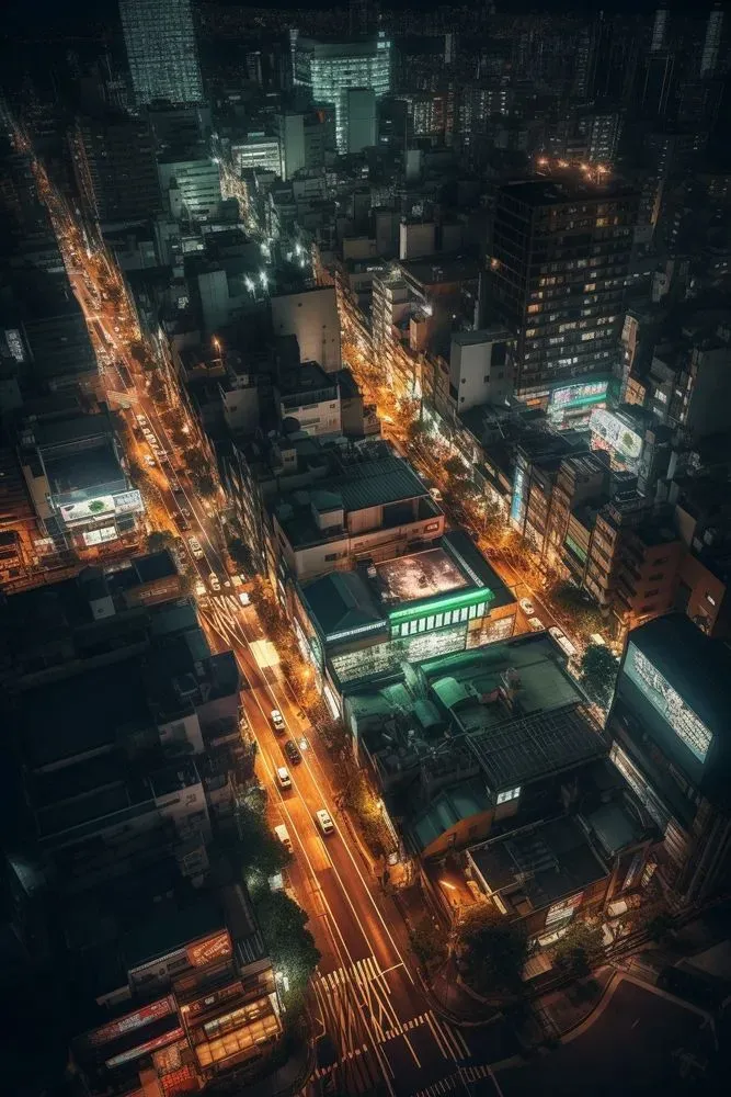 Professional City Landscape Photographs Midjourney Prompt | PromptBase