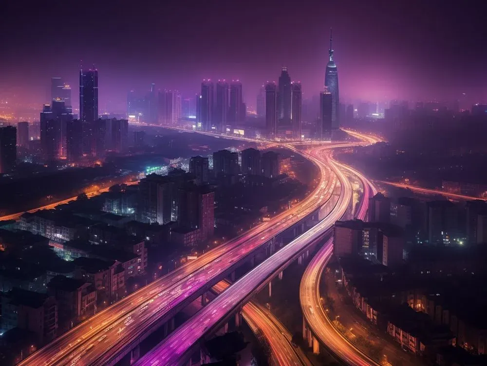 Professional City Landscape Photographs Midjourney Prompt | PromptBase