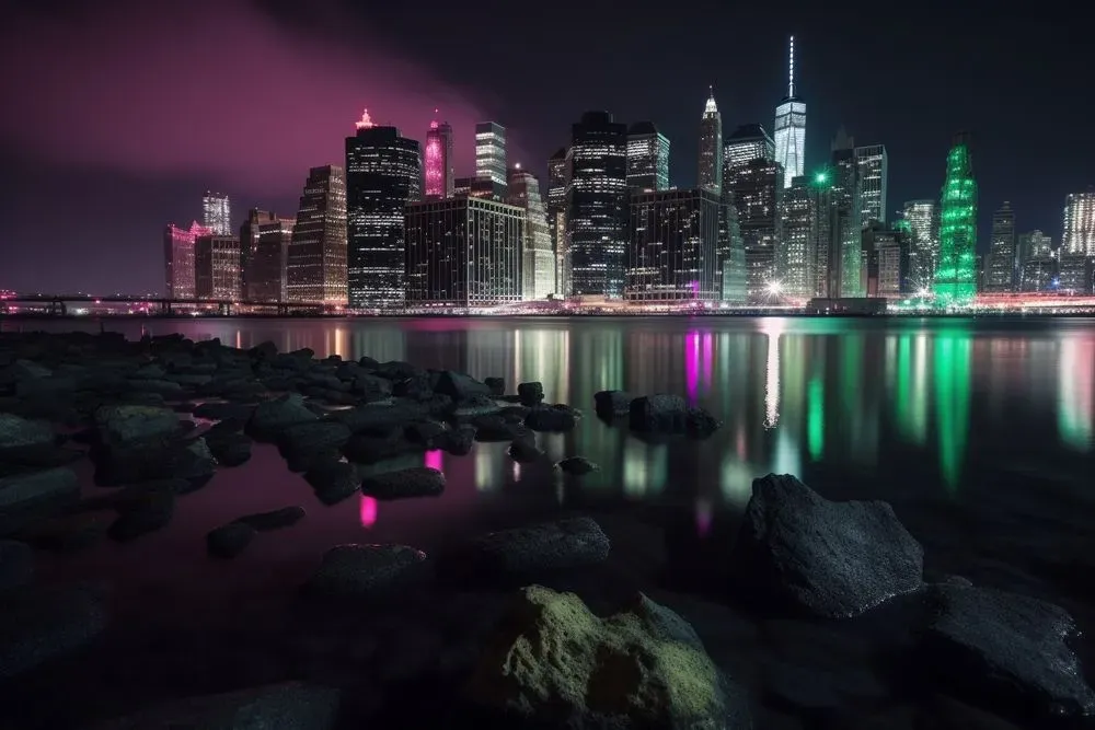 Professional City Landscape Photographs Midjourney Prompt | PromptBase