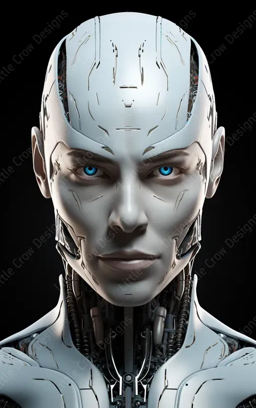 Robot Cyborg Studio Portraits Midjourney Prompt | PromptBase