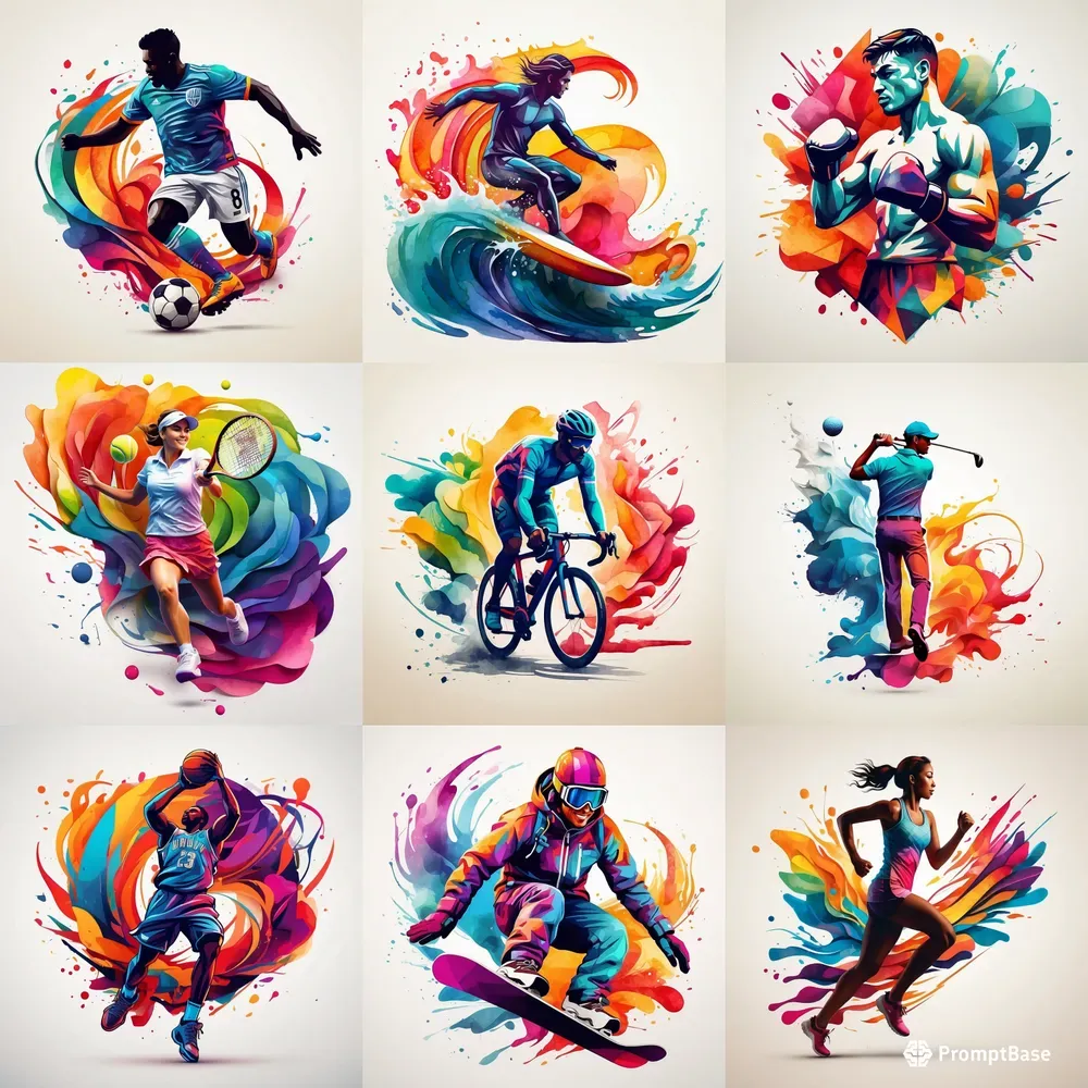 Dynamic Sports Logo Designs Leonardo Ai Prompt | PromptBase