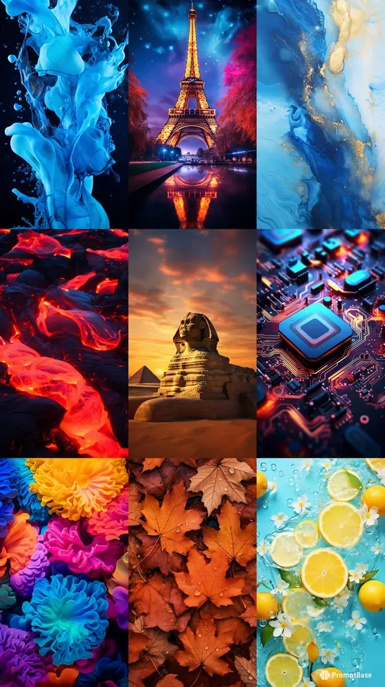 Stunning Mobile Phone Art Wallpapers Midjourney Prompt | PromptBase
