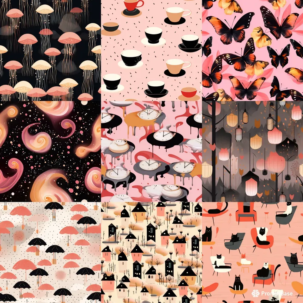 Sublime Simplicity Patterns Midjourney Prompt | PromptBase