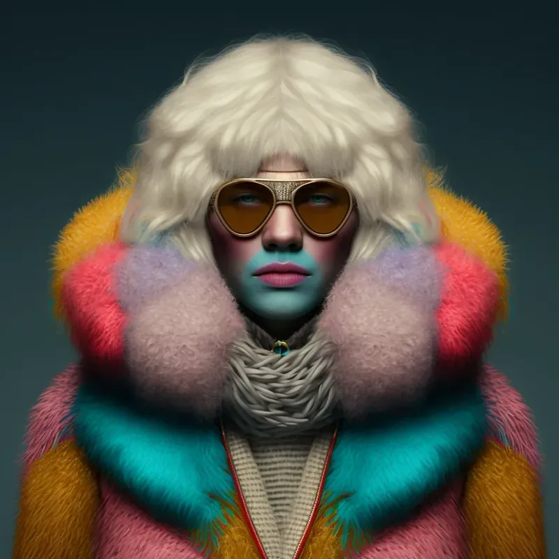 NFT Fashion Portraits Midjourney Prompt | PromptBase