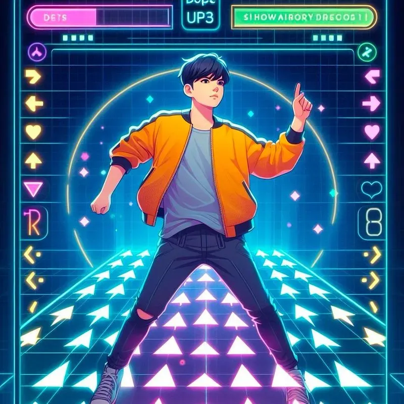 Dancing Game Uis DALL·E Prompt | PromptBase