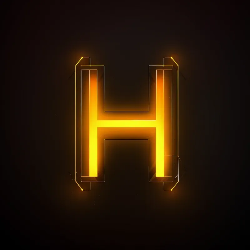 Neon Simple Letter And Number Logos Midjourney Prompt | PromptBase