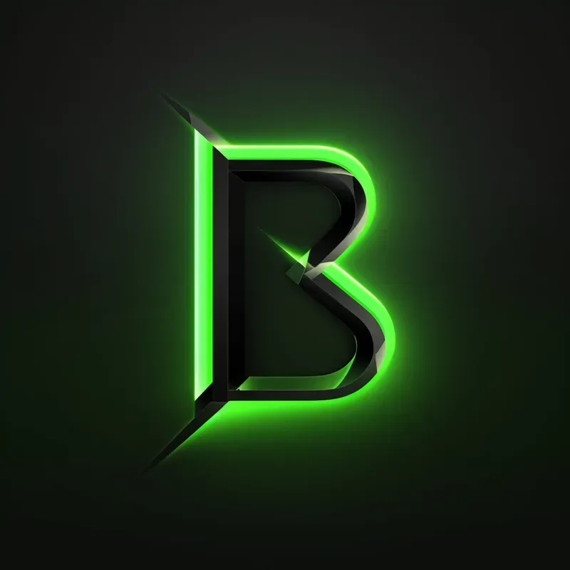 Neon Simple Letter And Number Logos Midjourney Prompt | PromptBase