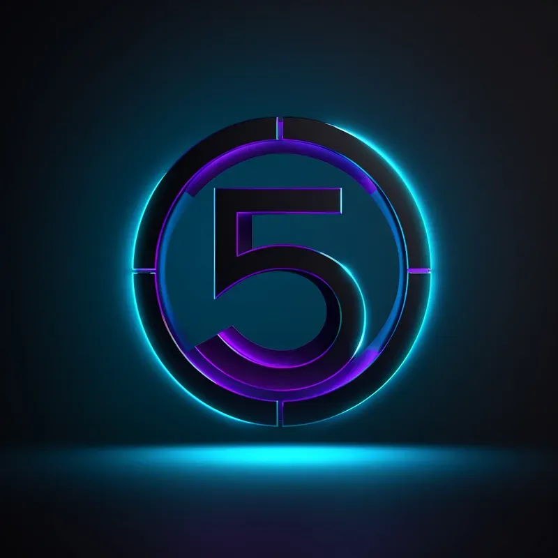 Neon Simple Letter And Number Logos Midjourney Prompt | PromptBase