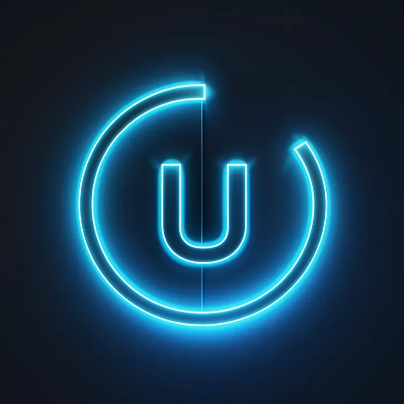 Neon Simple Letter And Number Logos Midjourney Prompt | PromptBase