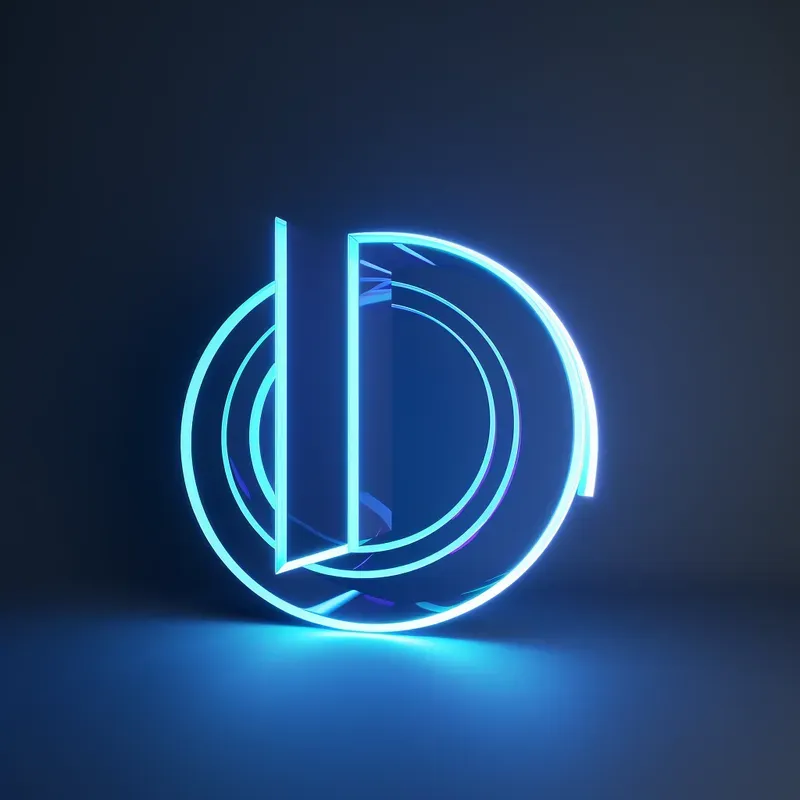 Neon Simple Letter And Number Logos Midjourney Prompt | PromptBase