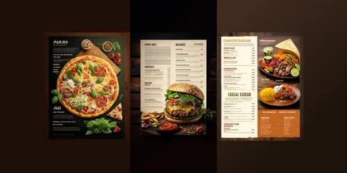 Restaurant Menus Midjourney Prompt | PromptBase