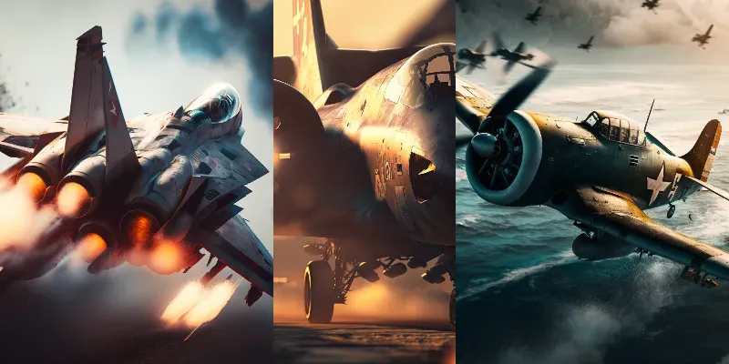 Fighter Planes In Action Hd