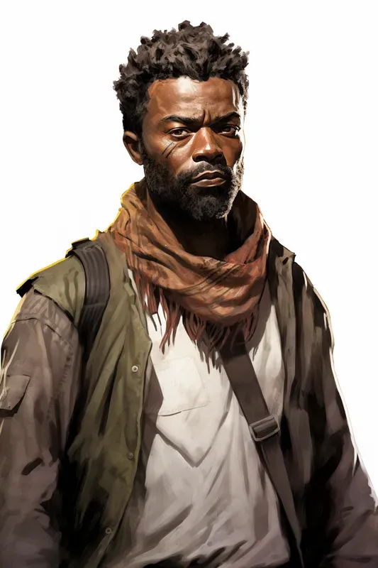 Post Apocalyptic RPG Character Portraits Midjourney Prompt | PromptBase