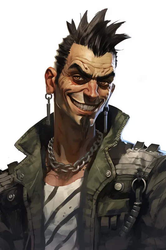 Post Apocalyptic RPG Character Portraits Midjourney Prompt | PromptBase