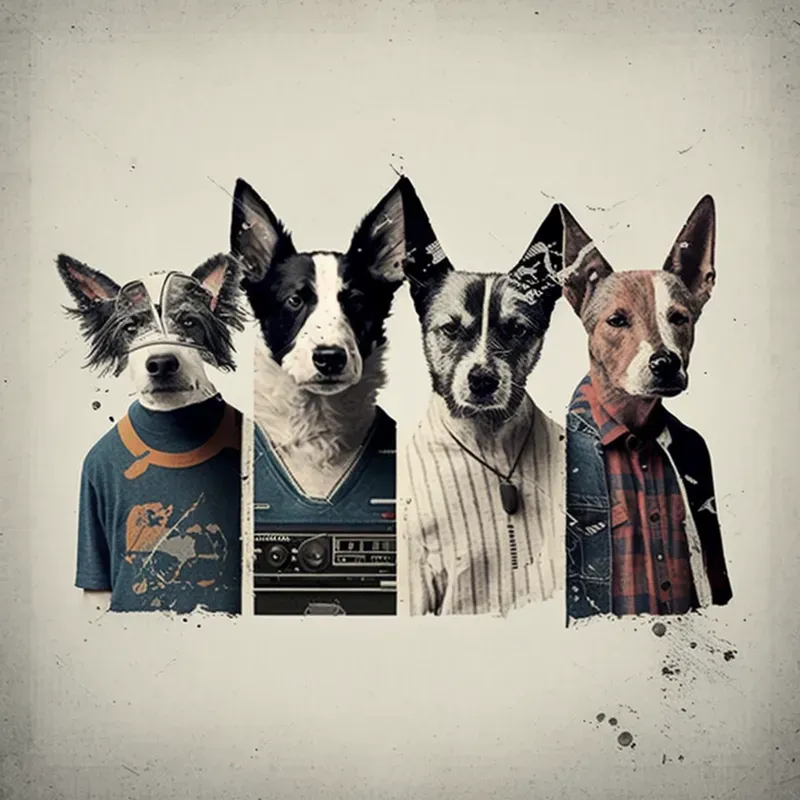 Moodboard Collage Art Directions Midjourney Prompt | PromptBase