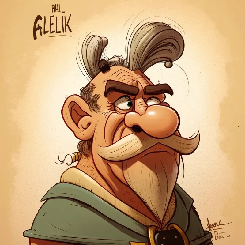 Asterix Character Style Midjourney Prompt | PromptBase