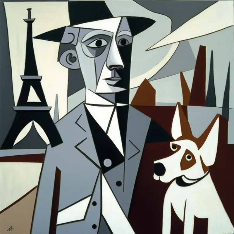 Paint Like Pablo Picasso Midjourney Prompt | PromptBase