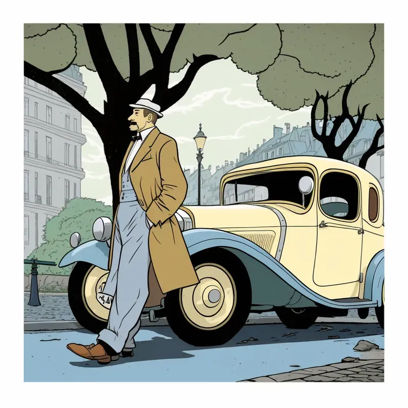 Tintin Characters Style Herge Midjourney Prompt | PromptBase