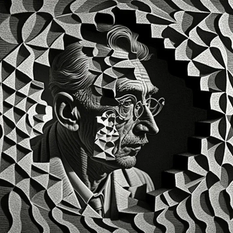 Escher Style Optical Illusions Midjourney Prompt | PromptBase