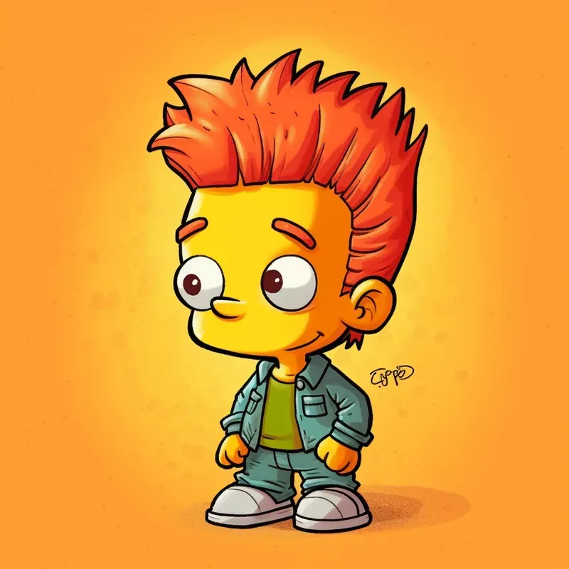 The Simpsons Chibis Midjourney Prompt | PromptBase