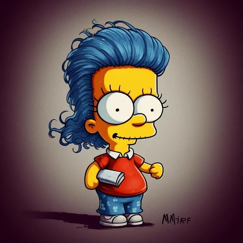 The Simpsons Chibis Midjourney Prompt | PromptBase
