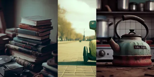 Retro Style Objects Midjourney Prompt | PromptBase