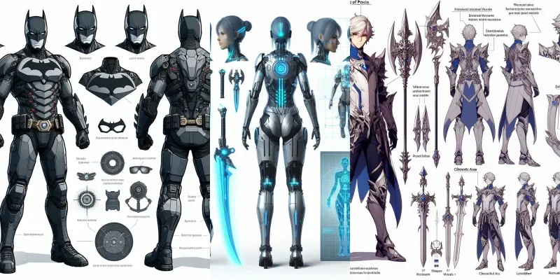 3D Character Blueprints DALL·E Prompt | PromptBase